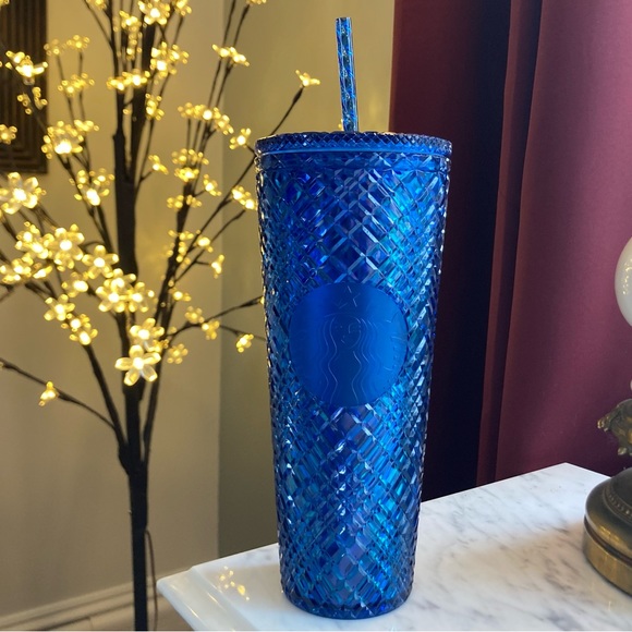 Starbucks | Kitchen | Starbucks Azure Blue Jewel Tumbler | Poshmark